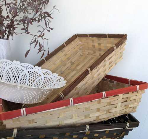 Корзина плетенная бамбуковая,для подарков