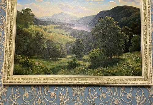 Картина маслом на холсте большая пейзаж