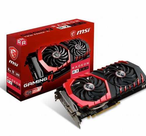 Видеокарта rx580 8gb msi gaming x