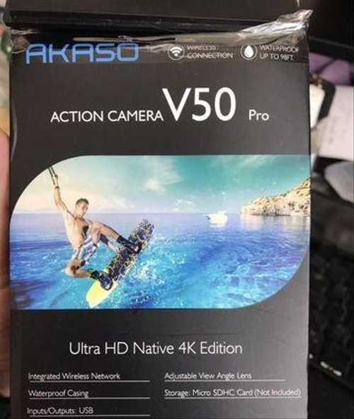 Экшн камера akaso v50 pro 4k