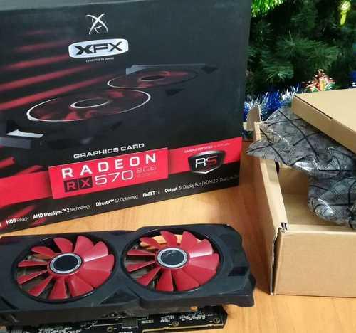 Видеокарта XFX RX 570 8gb