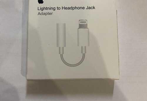 Переходник lightning 3.5 jack