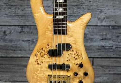 Басс гитара Spector euro4LX - Poplar Burl Natural