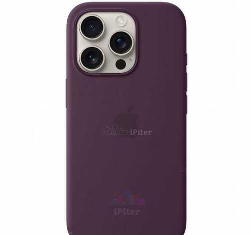 Чехол Silicone Case with MagSafe для iPhone 16 Pro (Plum) myym3