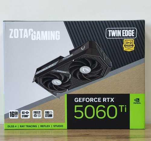 Zotac RTX 5060 Ti Twin Edge 16GB. Гарантия 3 года