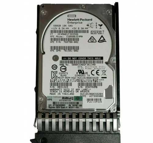 J9F46A Жёсткий диск HPE MSA 600GB 12G SAS 10K 2.5i