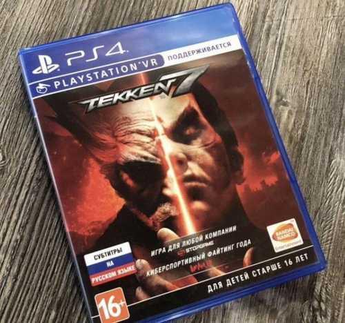 Диски на ps4 Tekken 7