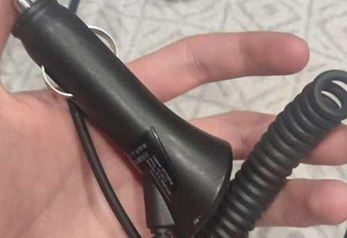 Зарядка в прикуриватель micro usb