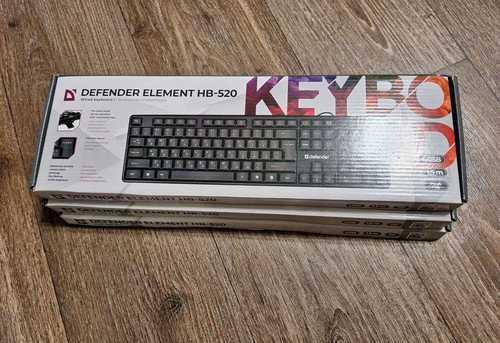 Клавиатура defender element hb-520 usb