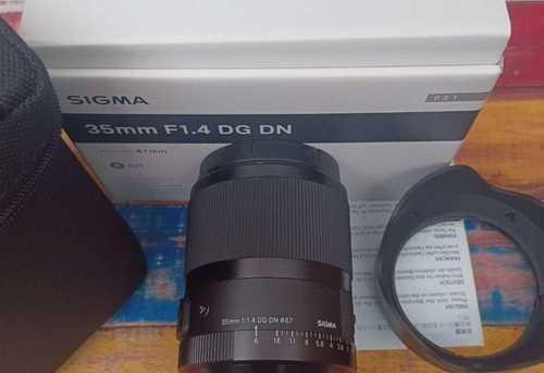 Sigma 35mm f/1. 4 dg dn 35 1,4 art mark версия 2
