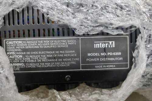 Inter-M PD-6359 Блок контроля и распределения