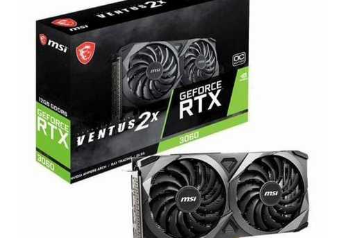 Видеокарта MSI ventus 2X geforce RTX 3060 12 GB