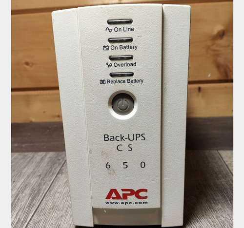 Ибп APC Back-UPS CS 650