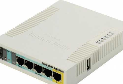WiFi роутер (маршрутизатор) MikroTik RB951Ui-2HnD