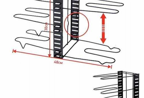 Держатель кухонный для тарелок, кастрюль, крышек