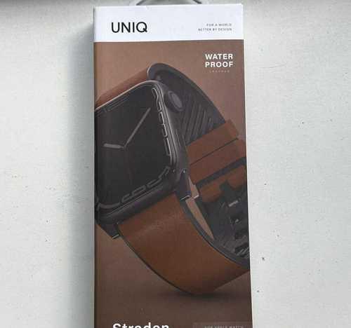 Ремешок из кожи Uniq Straden для Apple Watch