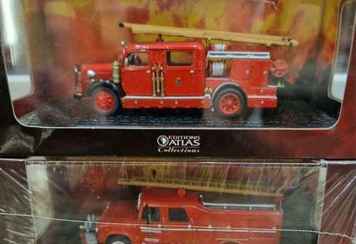 Модели пожарных автомобилей,масштабе 1:64 Atlas