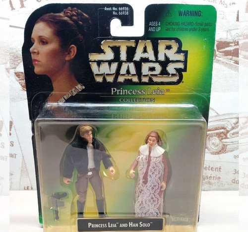 Star Wars Leia & Han Solo Hasbro 3,75