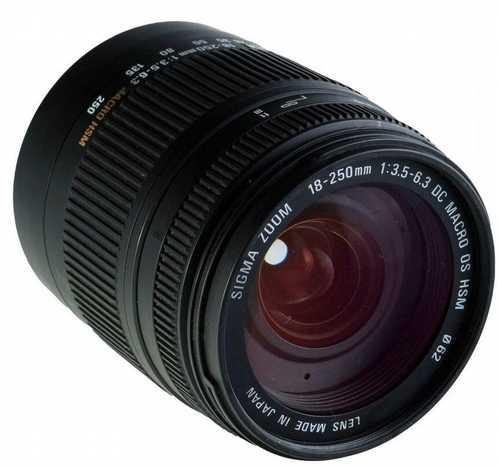 Sigma zoom 18-250mm f3.5-6.3 DC Macro OS HSM для C