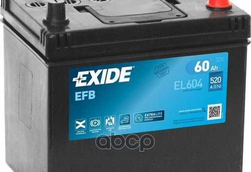 Exide EL604 EFB аккумуляторная батарея 19.5/17