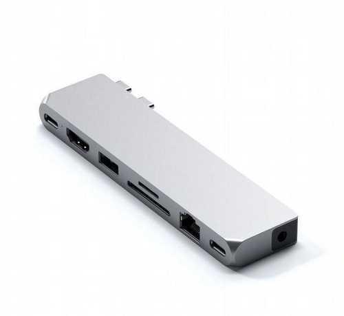 USB-хаб Satechi Pro Hub Max серебристый