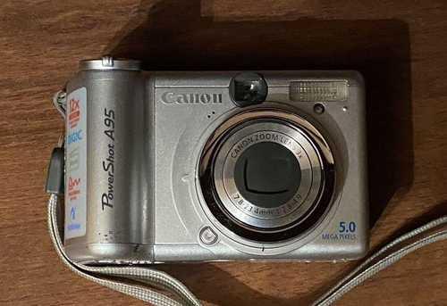 Компактный фотоаппарат canon PowerShot A95