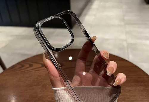 Прозрачный тонированный чехол на iPhone 14 pro/max