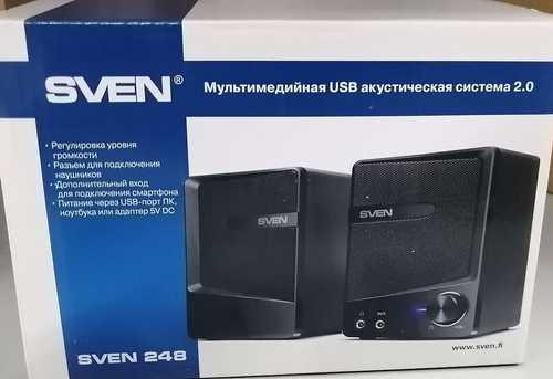 Колонки sven 248 чёрный SV-016333