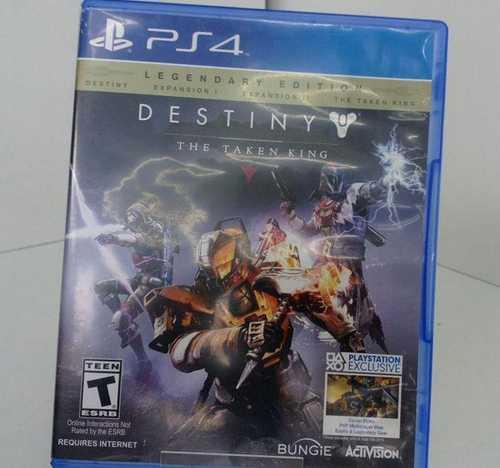 Игровые диски. Sony Playstation 4 Destiny The Taken King. Legendary Edition