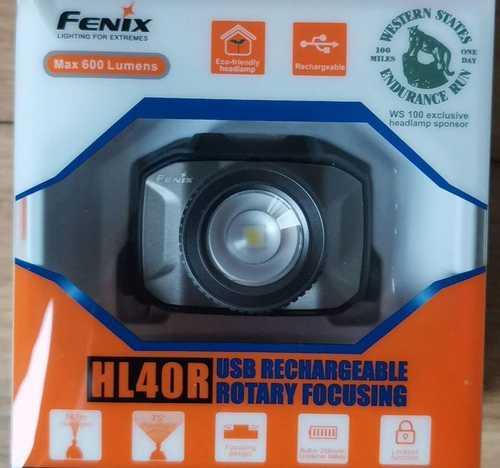 Налобный фонарь Fenix HL40R новый