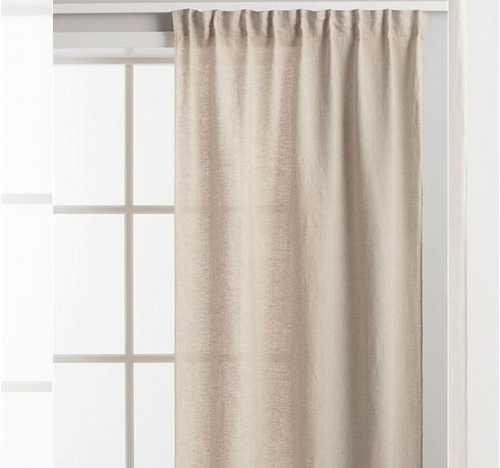 Нm Home шторы 100% лён 120*250 см