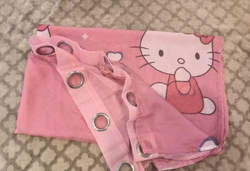 Тюль детская Hello Kitty