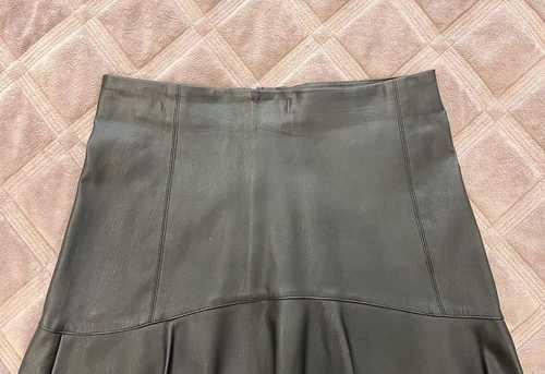 Кожаная юбка mango 40-42