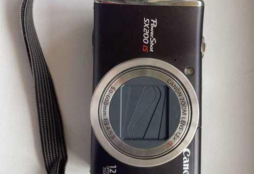 Компактный фотоаппарат canon powershot sx200