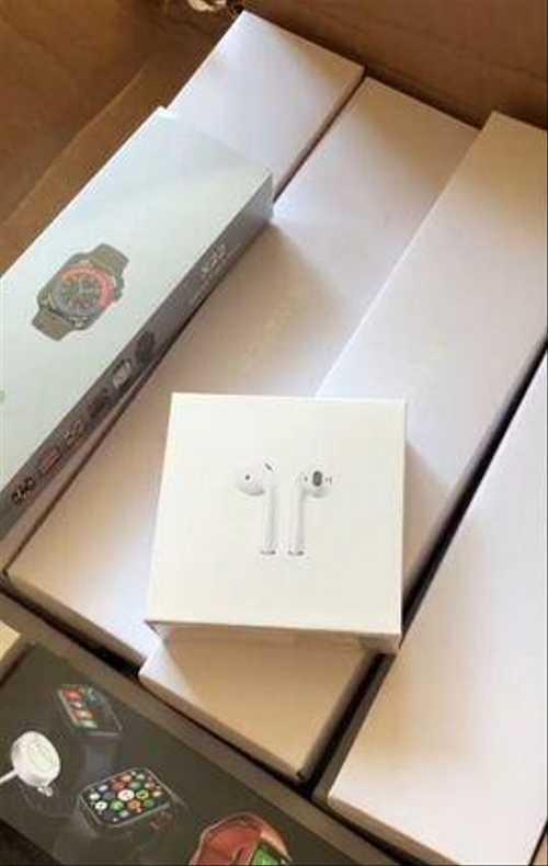 Беспроводные наушники apple airpods