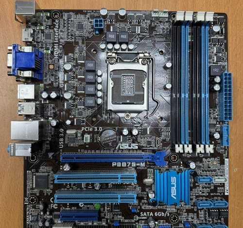 Материнская плата asus P8B75-M LGA1155