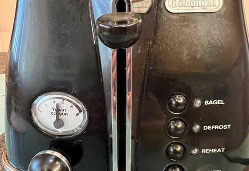 Тостер delonghi черный