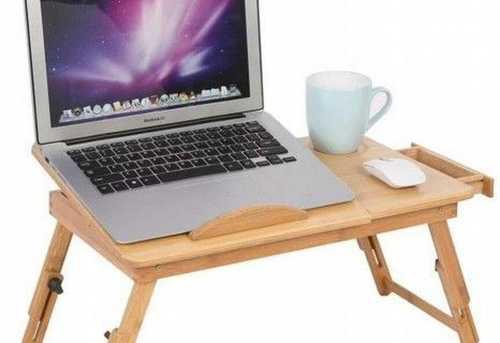 Деревянный стол для ноутбука на кровать 49,5х30см