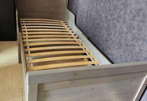 Детская кровать IKEA с матрасом, раздвижная
