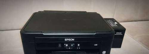 Epson l222 струйное мфу(принтер сканер)