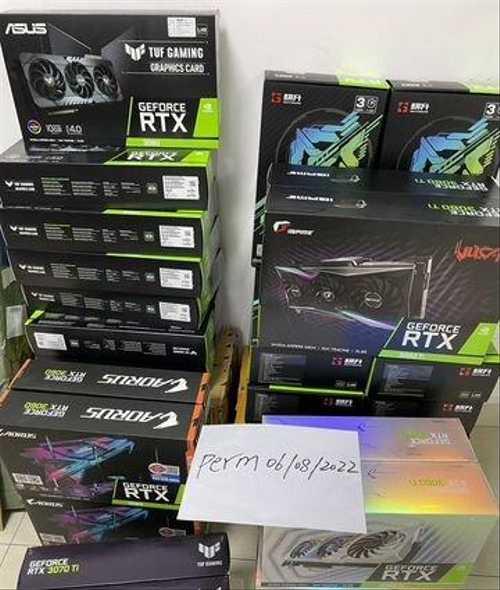 Видеокарты RTX 3060ti и другие под заказ