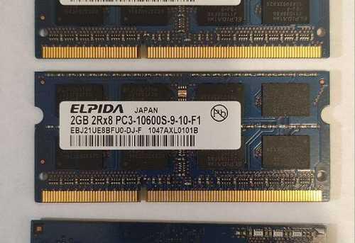 Оперативная память ddr3 для ноутбука 2gb