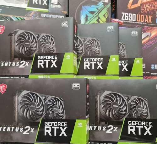 NEW Видеокарта RTX 3060Ti 8GB MSI ventus 2X