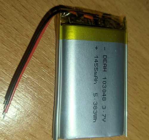 Аккумулятор для видеорегистратора 1500 mah. 3.7v