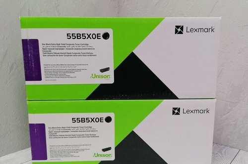 Картриджи оригинальные Lexmark 55B5X0E