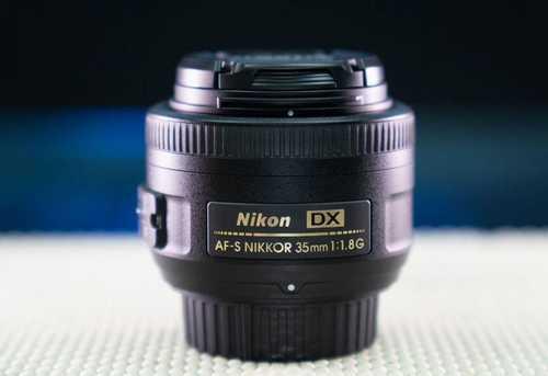Объектив Nikon nikkor AF-S DX 35mm f/1.8 G