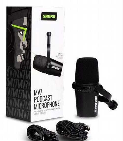 USB микрофон Shure motiv MV7-K