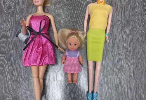 Кукла Барби и пупс