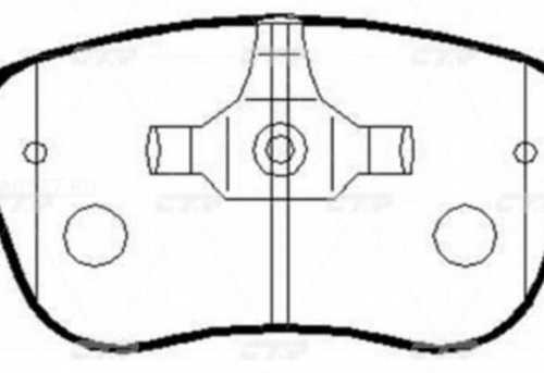 CTR GK0987 / ckss-13 Колодки тормозные дисковые пе