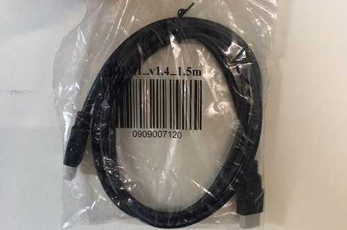 Кабель hdmi 1.5 метра UTP кабель